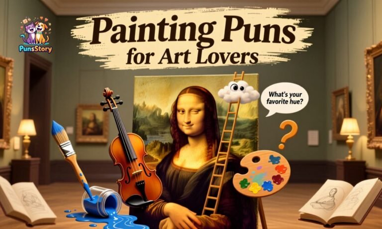 320+ Hilarious Art Puns & Creative Jokes for Artists
