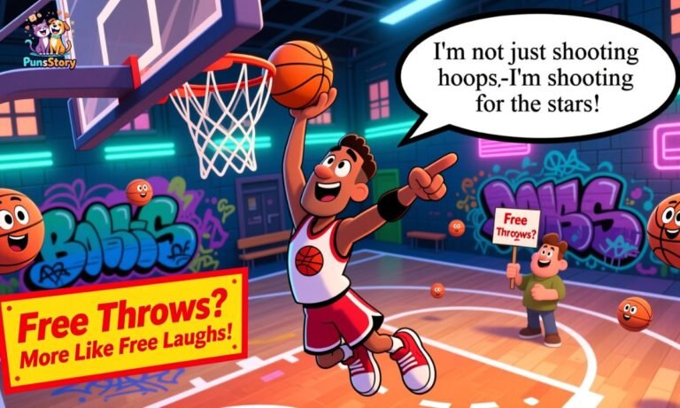 390+ Fun Basketball Puns You’ll Love : Swish and Smile