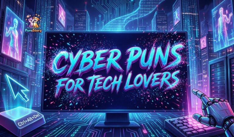 780+ Cyber Puns: Hilarious Tech Jokes & Digital Humor